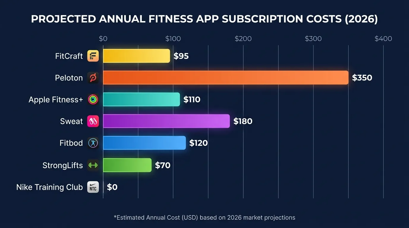 Fitness App Subscription Pricing Comparison 2026: Full Cost Breakdown ...