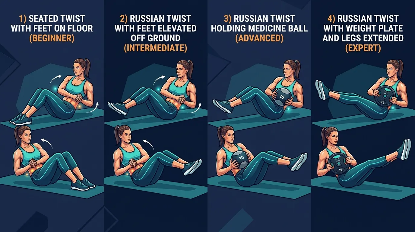 Russian Twist Exercise Guide: Form, Tips & Variations — FitCraft