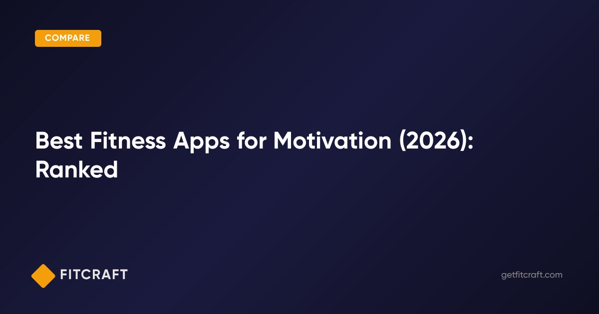 Best Fitness Apps for Motivation (2026): Ranked — FitCraft